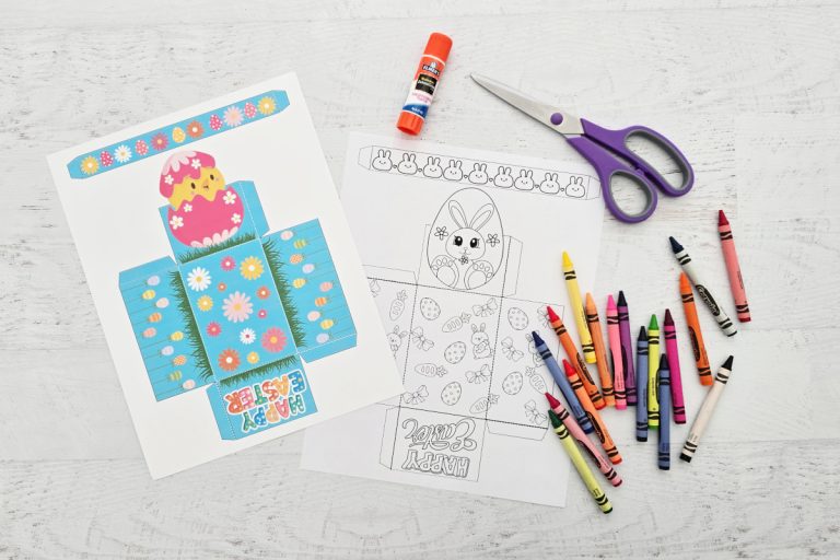 Printable Easter Basket Template (10 Adorable Designs)