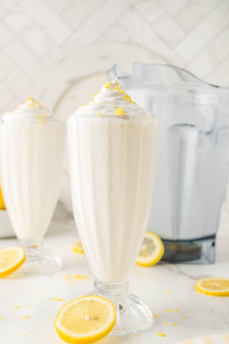Easy Lemon Milkshake - Fun Money Mom