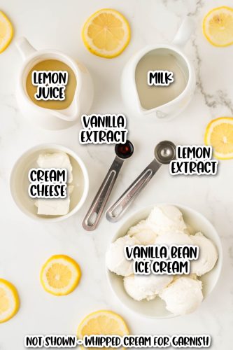 Easy Lemon Milkshake - Fun Money Mom
