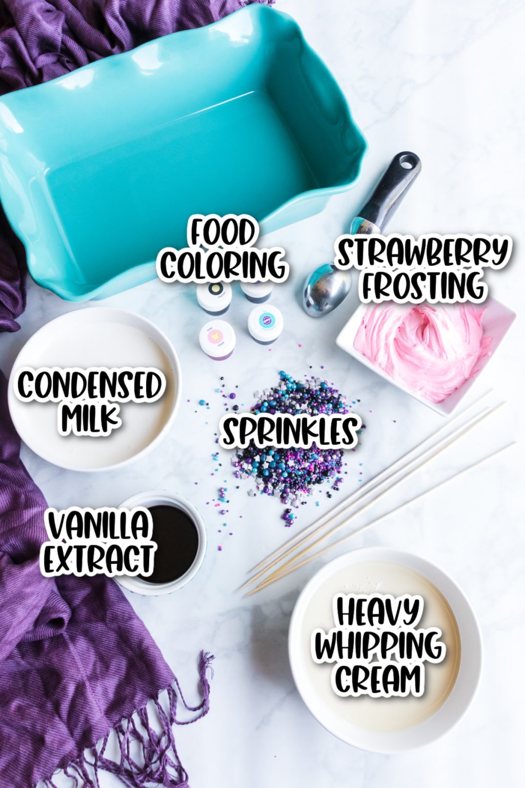 Galaxy Ice Cream (No Churn) | Fun Money Mom