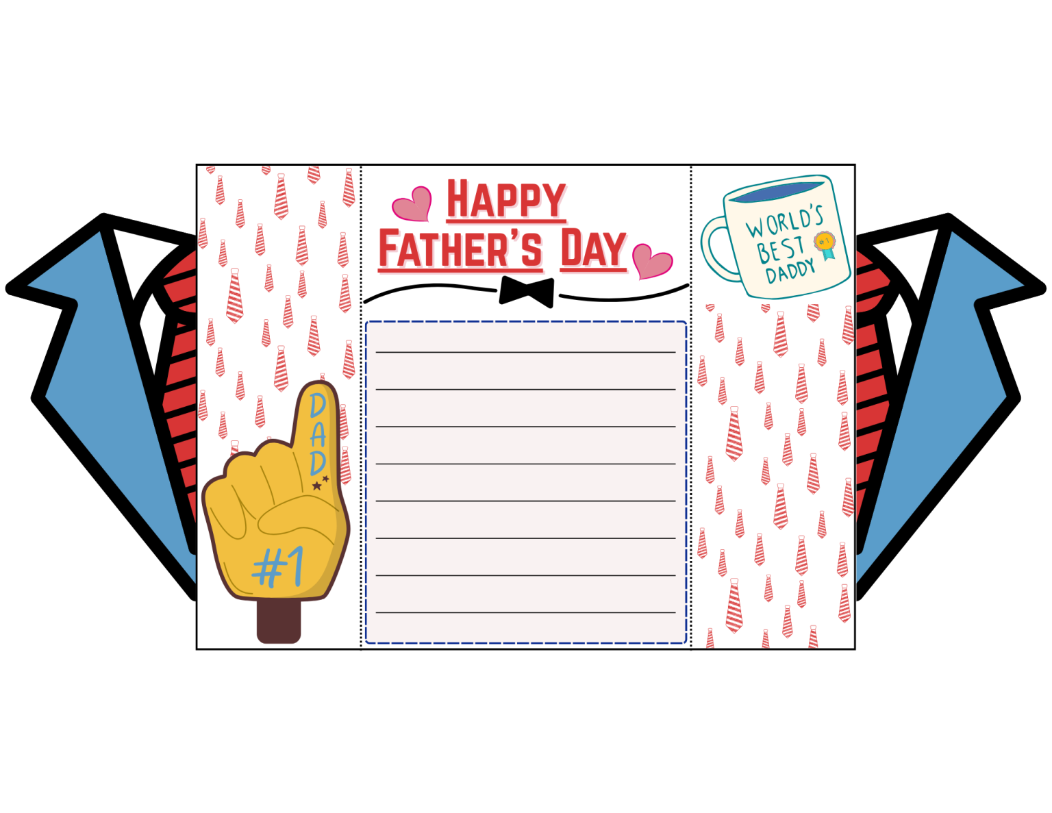 Printable Father's Day Cards - Fun Money Mom