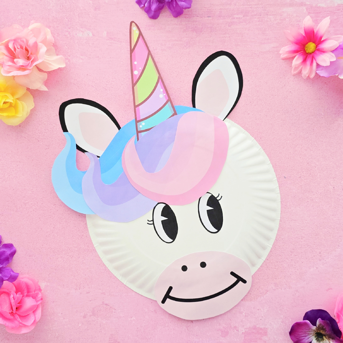 Paper Plate Unicorn - Fun Money Mom