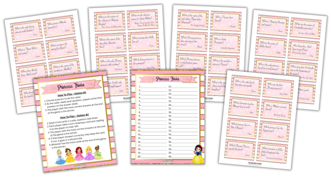 Disney Princess Trivia – Fun Questions & Answers (Free Printable)