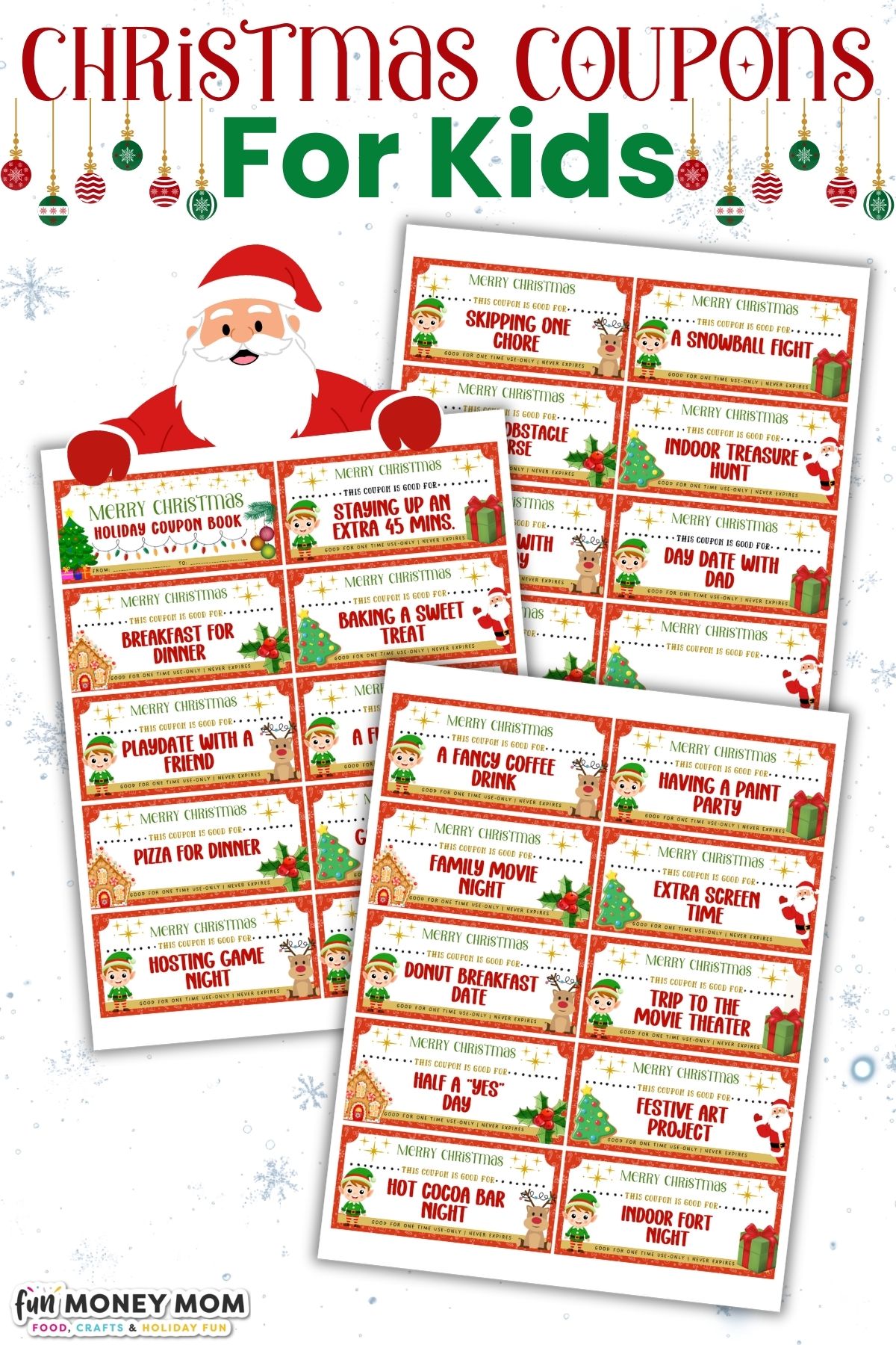 Free Printable Christmas Coupons For Kids - Fun Money Mom