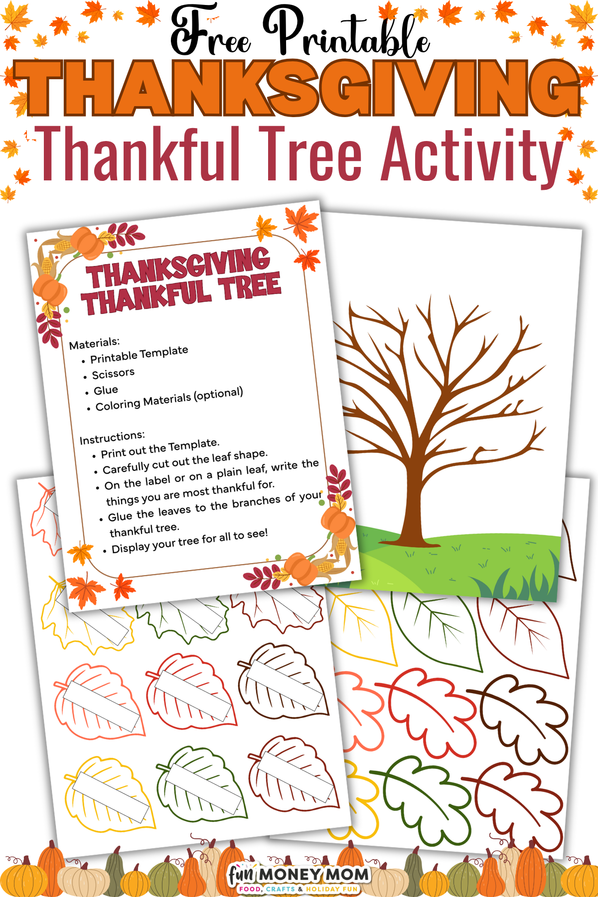 Free Printable Thankful Tree - Fun Gratitude Activity for Kids