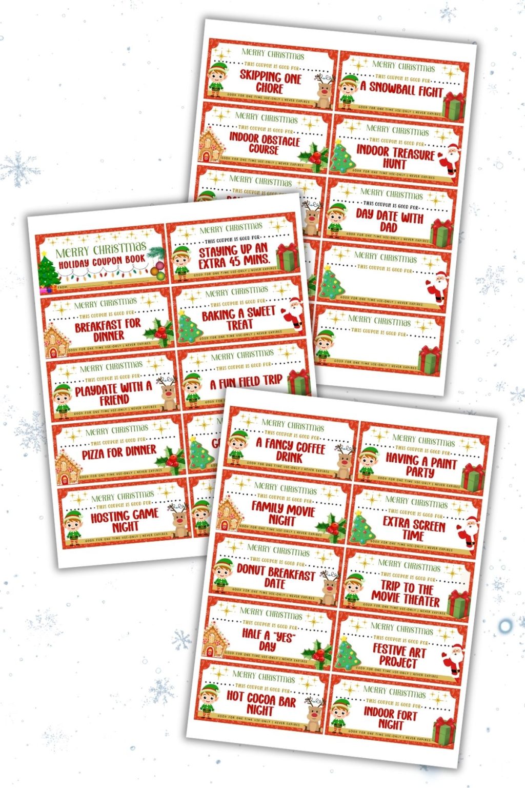 Free Printable Christmas Coupons For Kids - Fun Money Mom