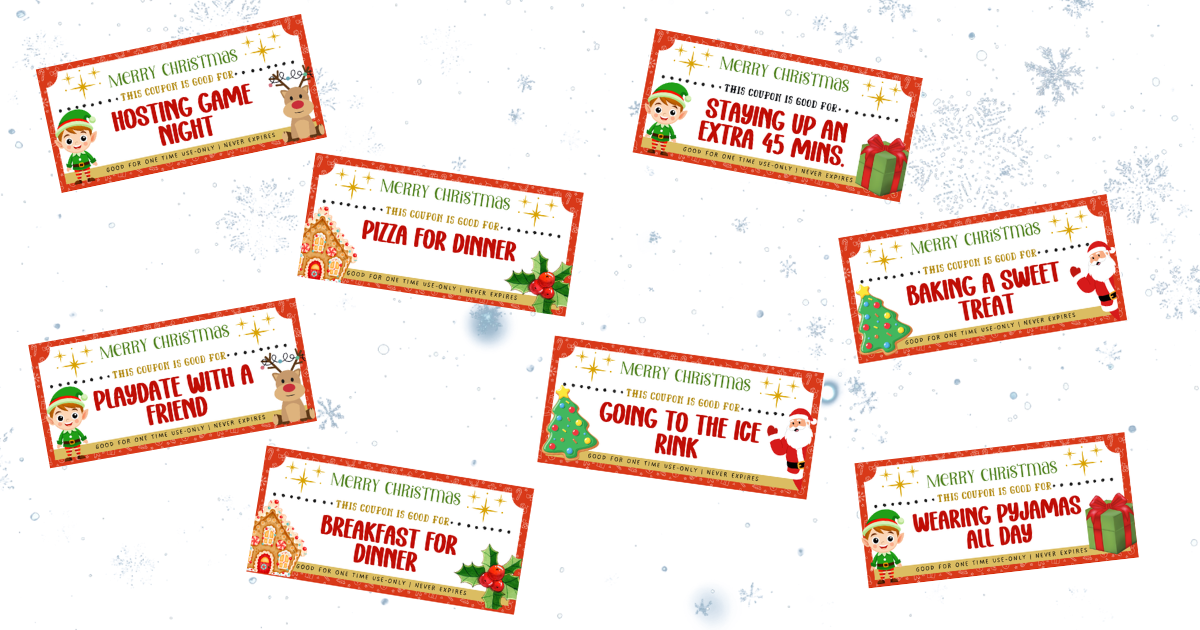 Free Printable Christmas Coupons For Kids - Fun Money Mom