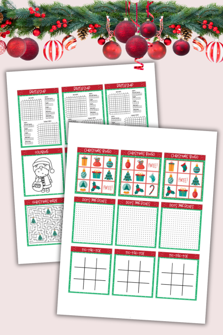 Free Printable Elf On The Shelf Games - Fun Money Mom