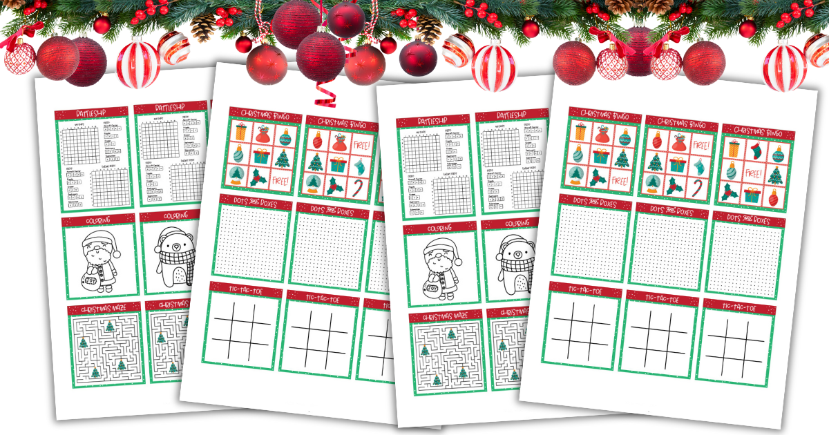 Free Printable Elf On The Shelf Games - Fun Money Mom