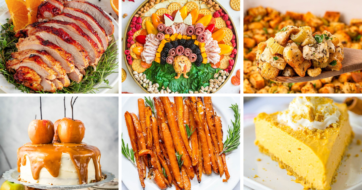 Easy Thanksgiving Recipes | Turkey, Side Dishes & Dessert Ideas