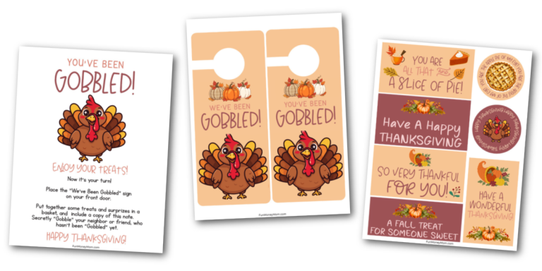 You've Been Gobbled (Free Printables) - Fun Money Mom