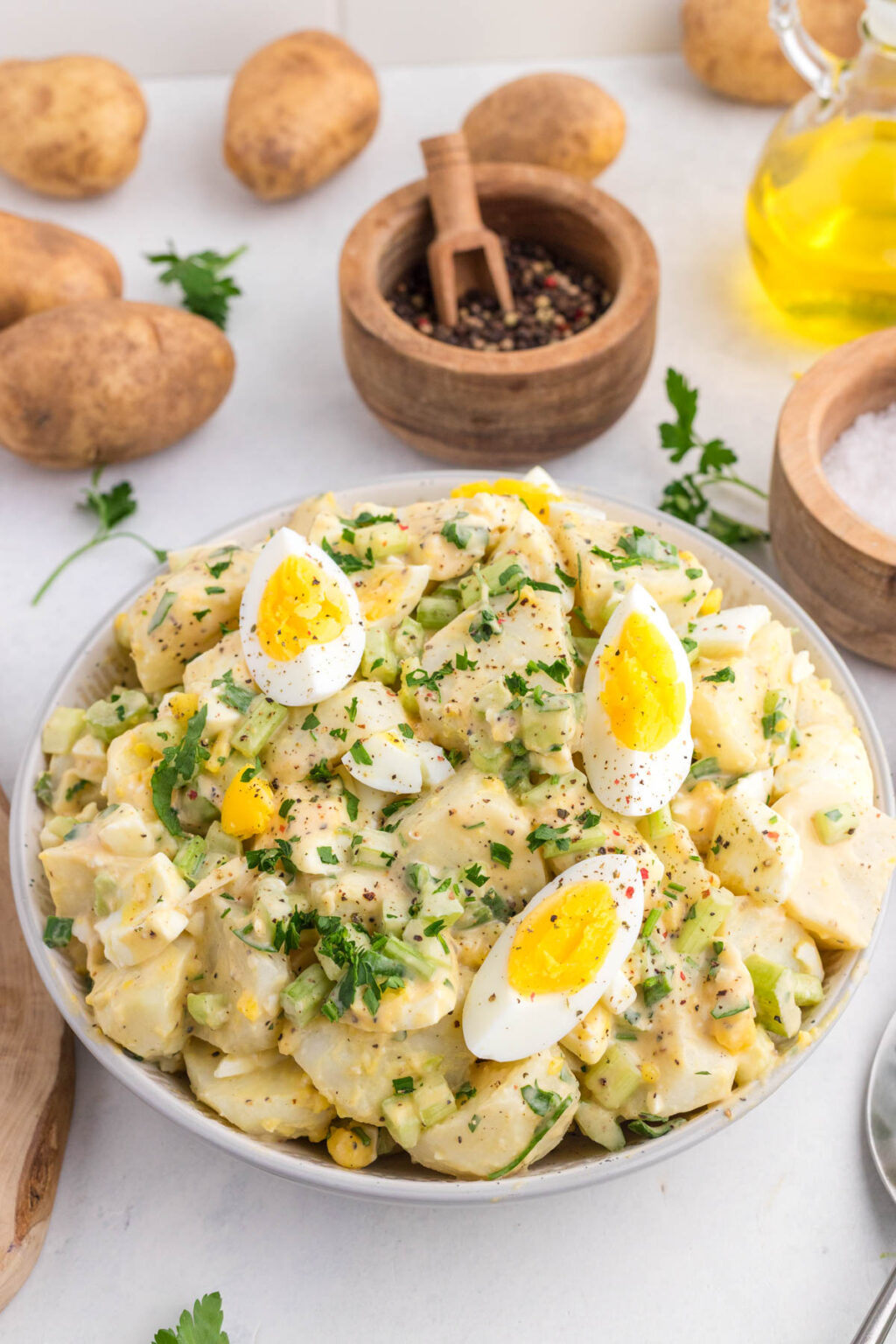 Deviled Egg Potato Salad - Fun Money Mom